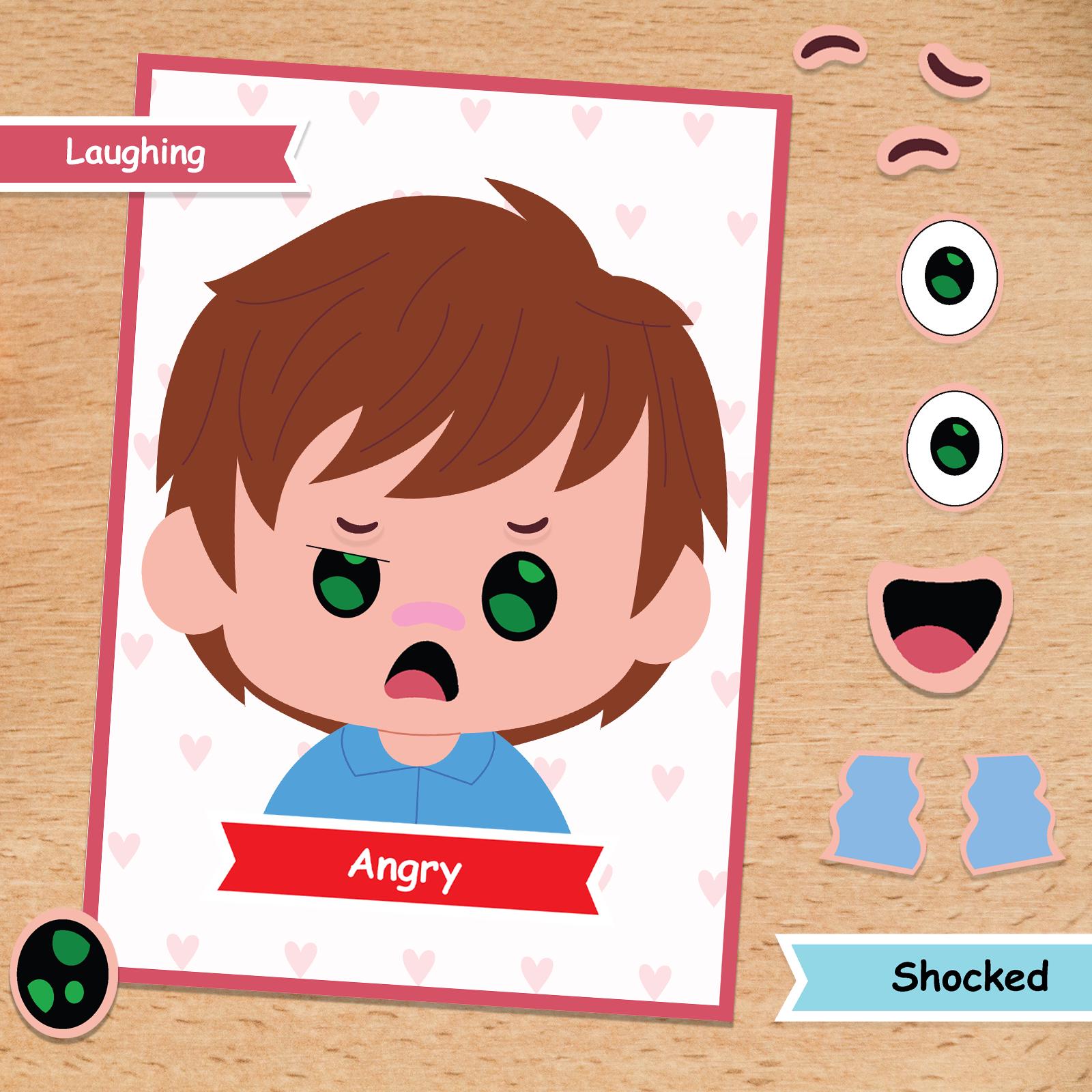 Printable Kids Emotion Activity & Chart | Preschool and Toddler ...