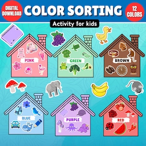 Color Matching Activity for Kids| Fun, Educational | Interactive ...