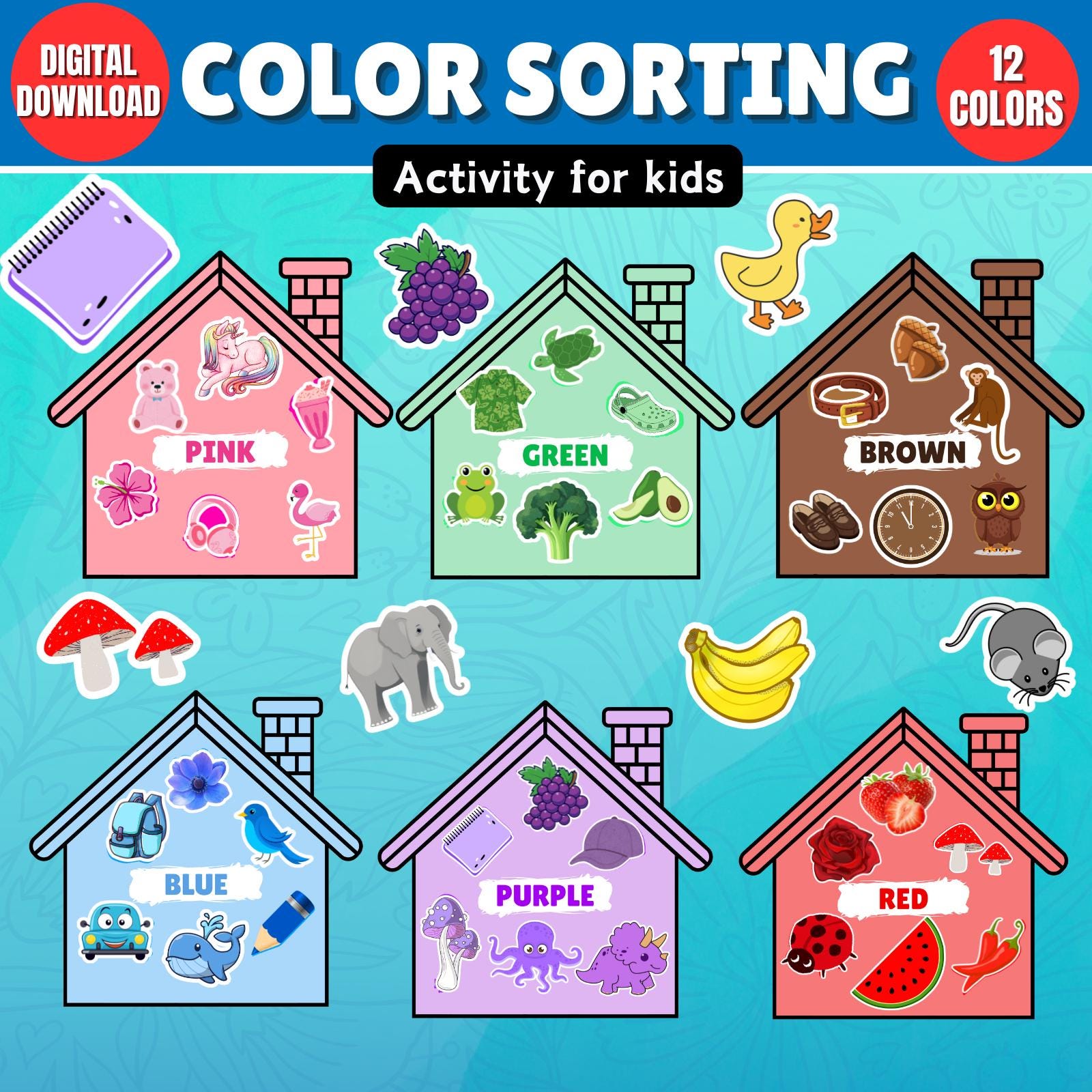 Color Matching Activity for Kids| Fun, Educational | Interactive ...
