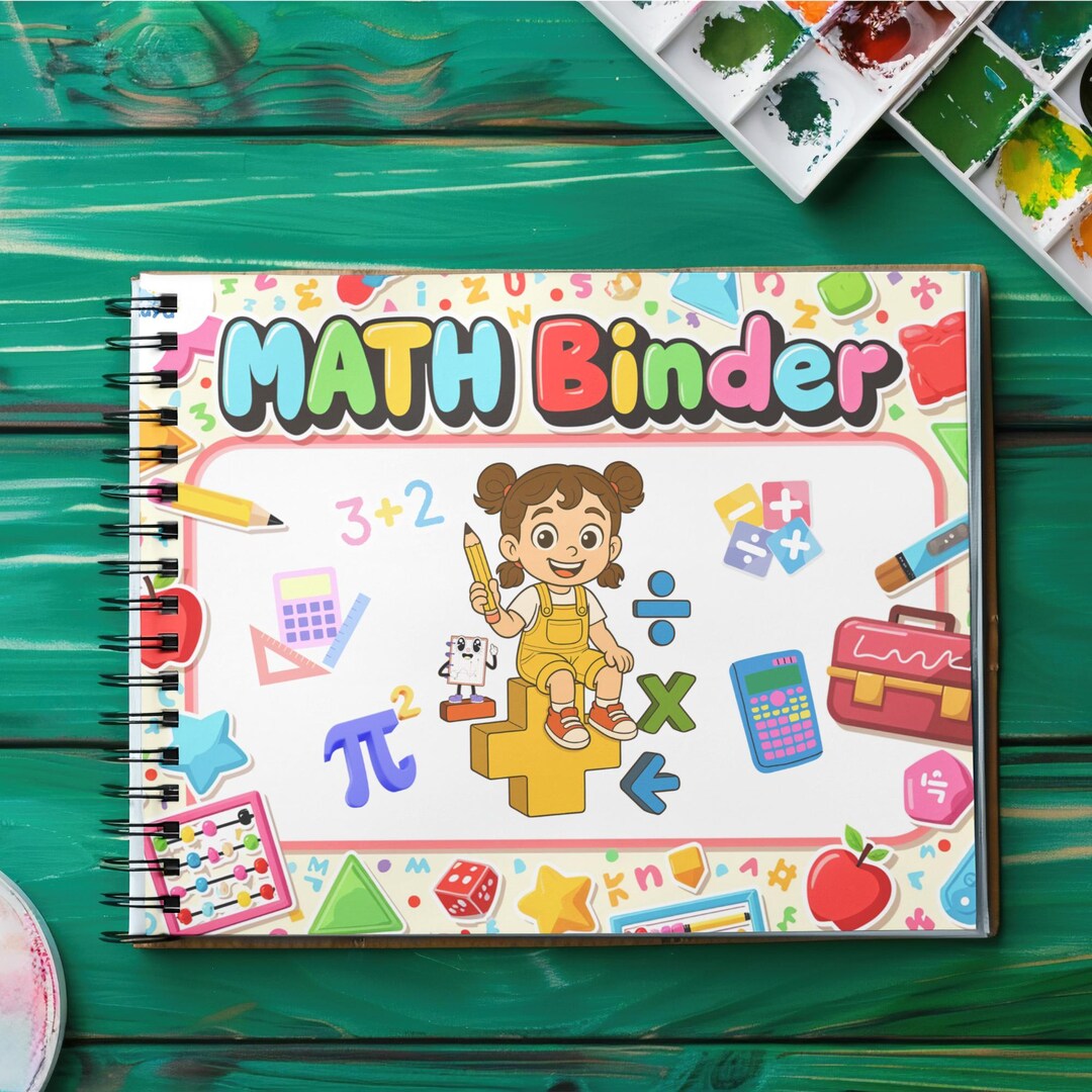 Math Binder for Students | Printable Maths Worksheets | Study Organizer ...