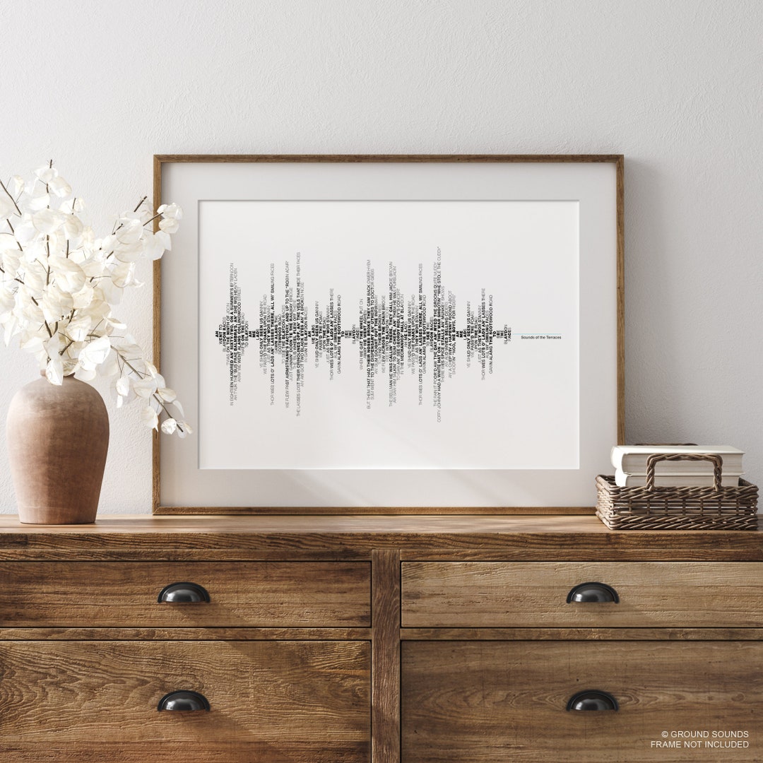 Newcastle United, Typography Soundwave Prints, Sounds of St James' Park ...