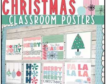 Christmas Table and Cubby Numbers - Etsy