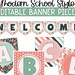 Back to School Bulletin Board Kit Modern School Style School Themed ...