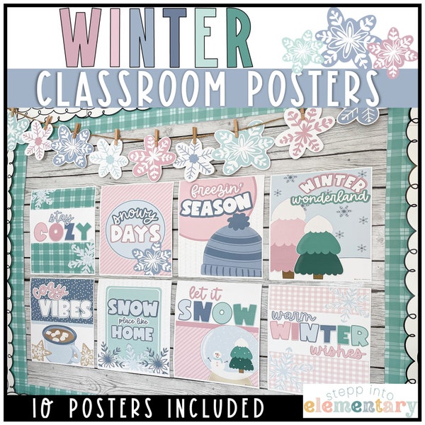 Winter Classroom - Etsy
