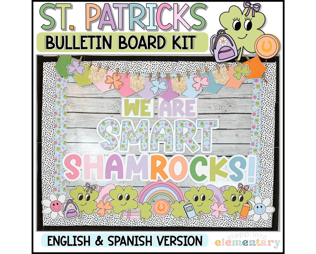 St. Patrick's Day Bulletin Board Kit | Trendy St. Patrick's Day ...