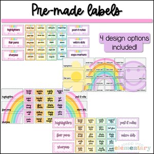 Bright Doodles Teacher Toolbox Labels | Editable Classroom Decor ...
