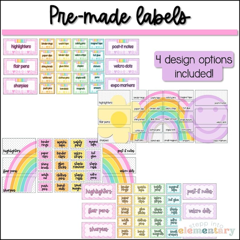 Bright Doodles Teacher Toolbox Labels | Editable Classroom Decor ...