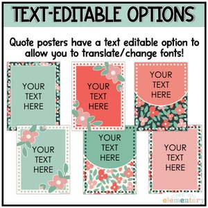 Modern School Style Inspirational Posters Set | Classroom Posters ...