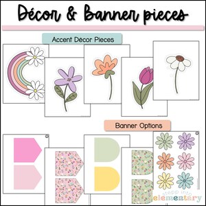 Back to School Bulletin Board Kit | Wildflower Dreams Decor | Bulletin ...