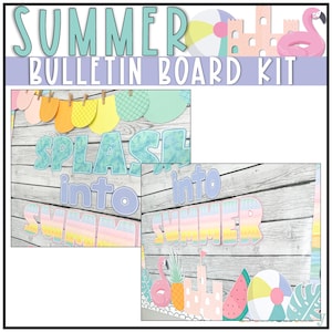 Summer Bulletin Board Kit | Summer Decor | May Edition | Summer ...