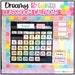 Dreamy Brights Classroom Calendar Set Pocket Chart Trendy Bright ...
