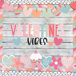 Valentines Bulletin Board Kit | Valentine's Day | Valentine's Classroom ...