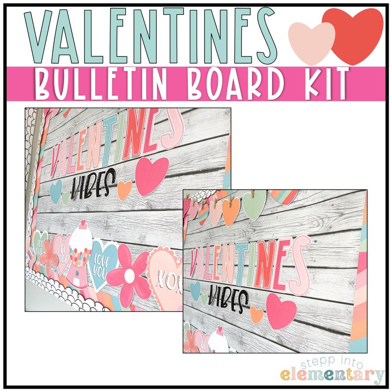 Valentines Bulletin Board Kit | Valentine's Day | Valentine's Classroom ...