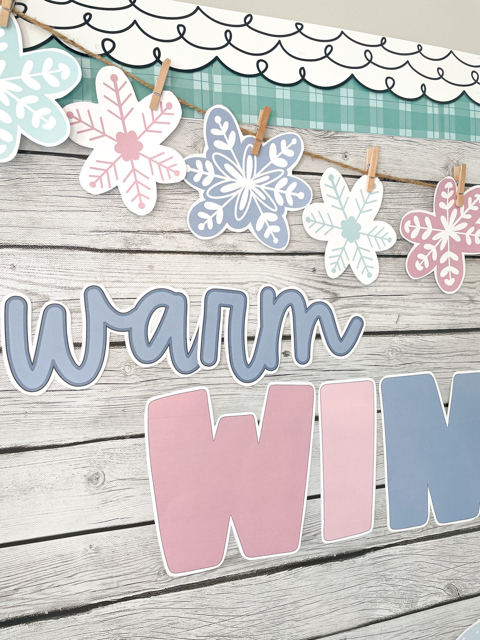 Winter Bulletin Board Kit January Bulletin Board - Etsy