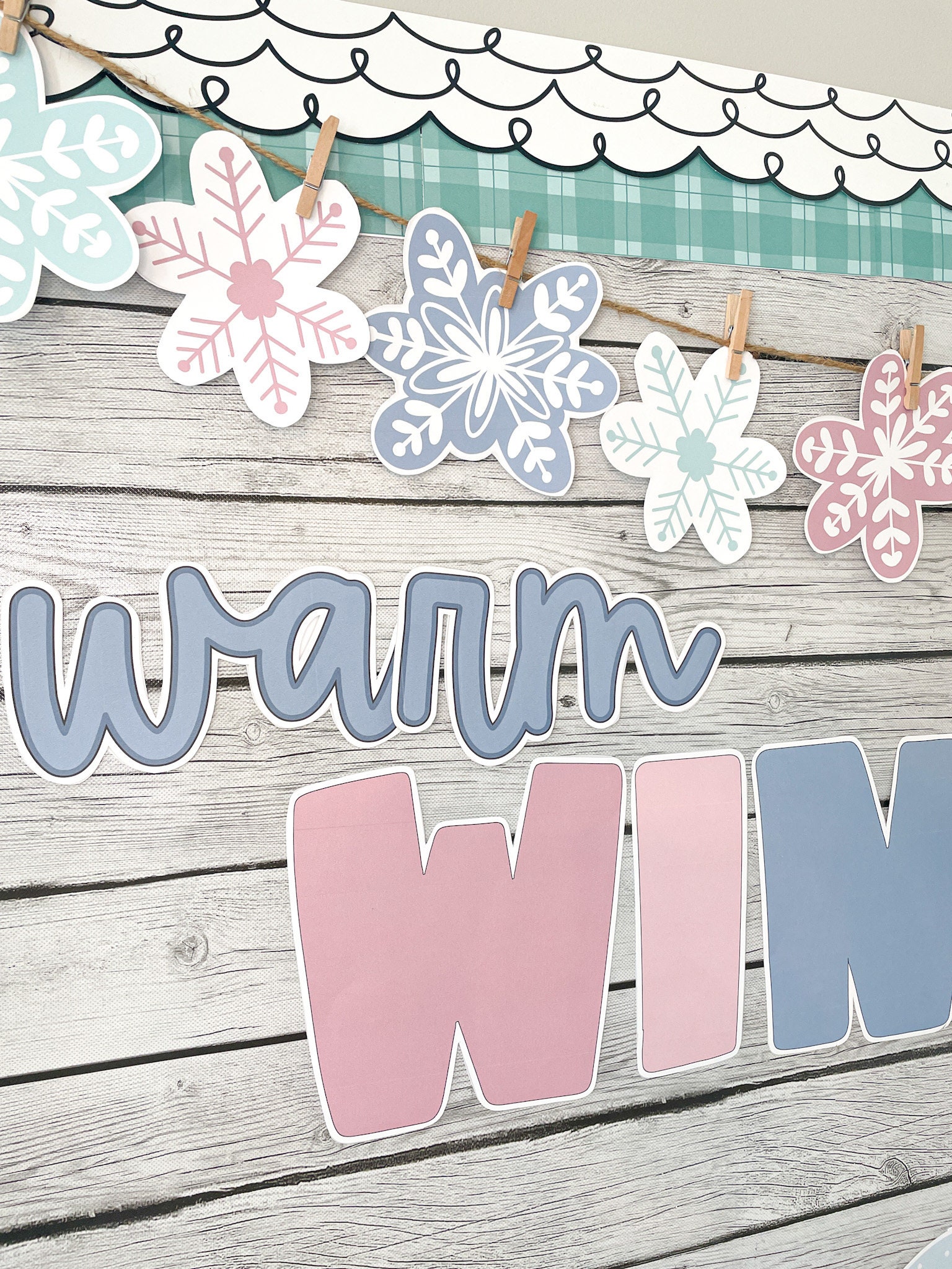 Winter Bulletin Board Kit January Bulletin Board - Etsy