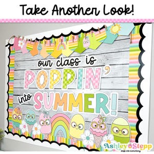 Summer Bulletin Board Kit | Cutesy Summer Decor | Bulletin Board Kit ...