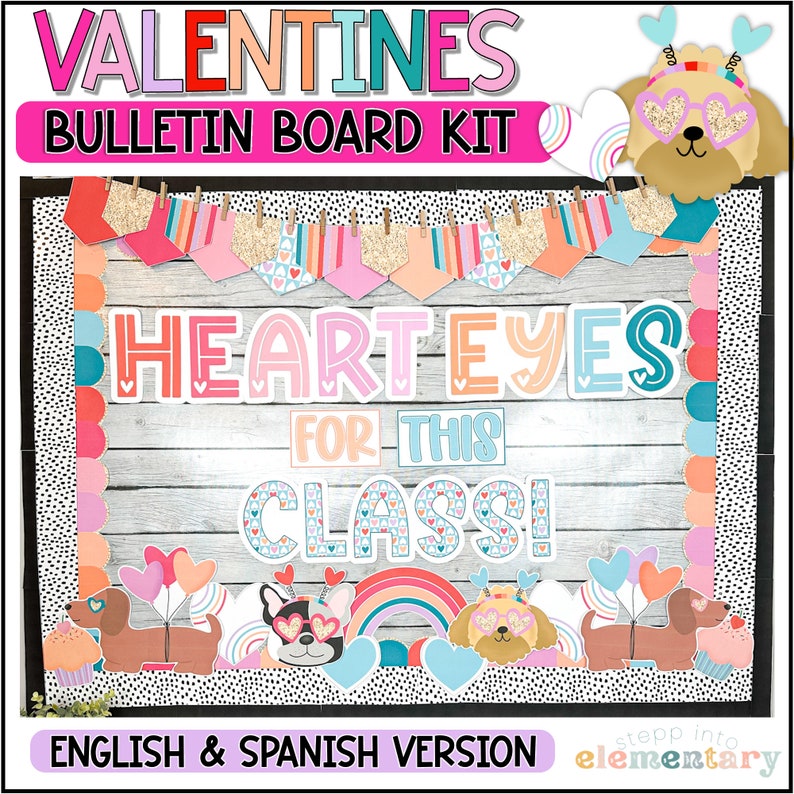 Valentines Bulletin Board Kit | Trendy Valentines Bulletin Board ...