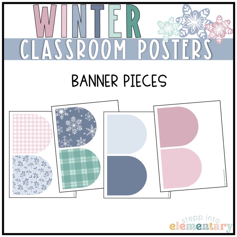 Winter Classroom Decor Posters Digital Posters Winter - Etsy