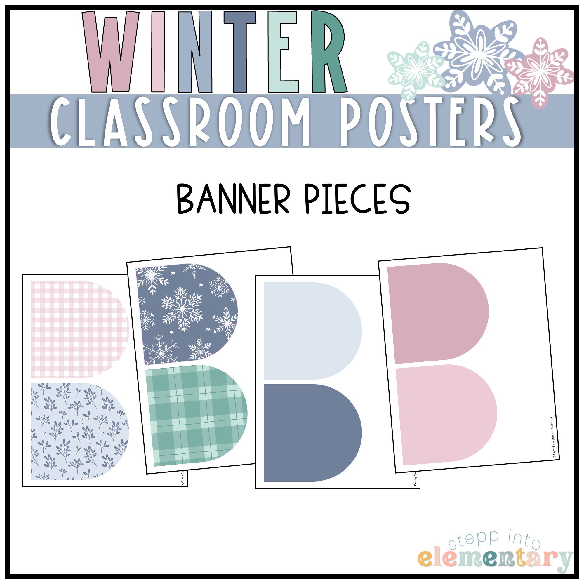 Winter Classroom Decor Posters Digital Posters Winter - Etsy