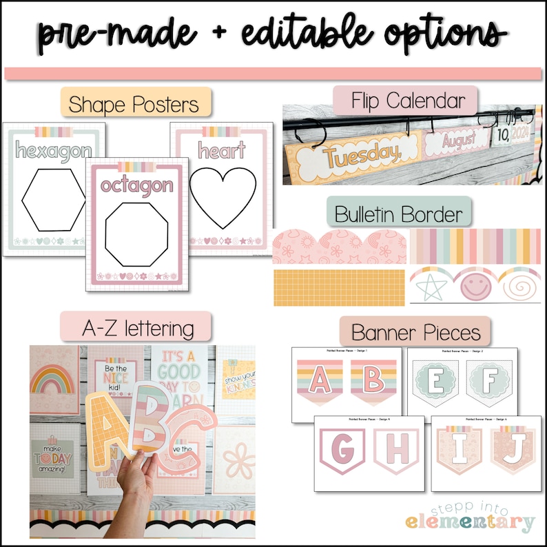 Pastel Doodles Classroom Decor | Trendy + Simple Classroom Decor 4,000 ...