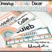 Dreamy Pastels Student Name Plates | Desk Plate Tags | Editable ...
