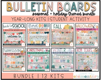 Boho Retro Bulletin Board Letters Daisy Letters - Etsy