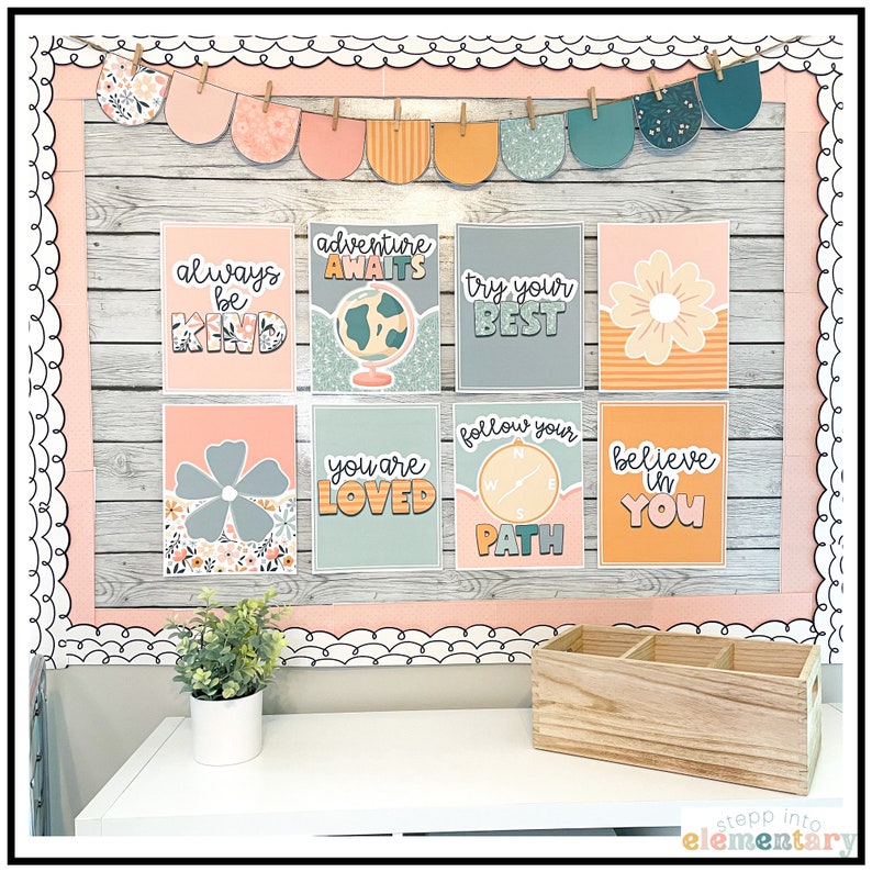 Floral Boho Classroom Decor Boho-themed Classroom Decor - Etsy