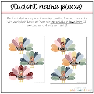 Thanksgiving Bulletin Board Kit | NEUTRAL Version | Trendy Thanksgiving ...