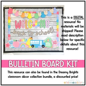Dreamy Brights Bulletin Board Kit | Back to School Bulletin Board ...