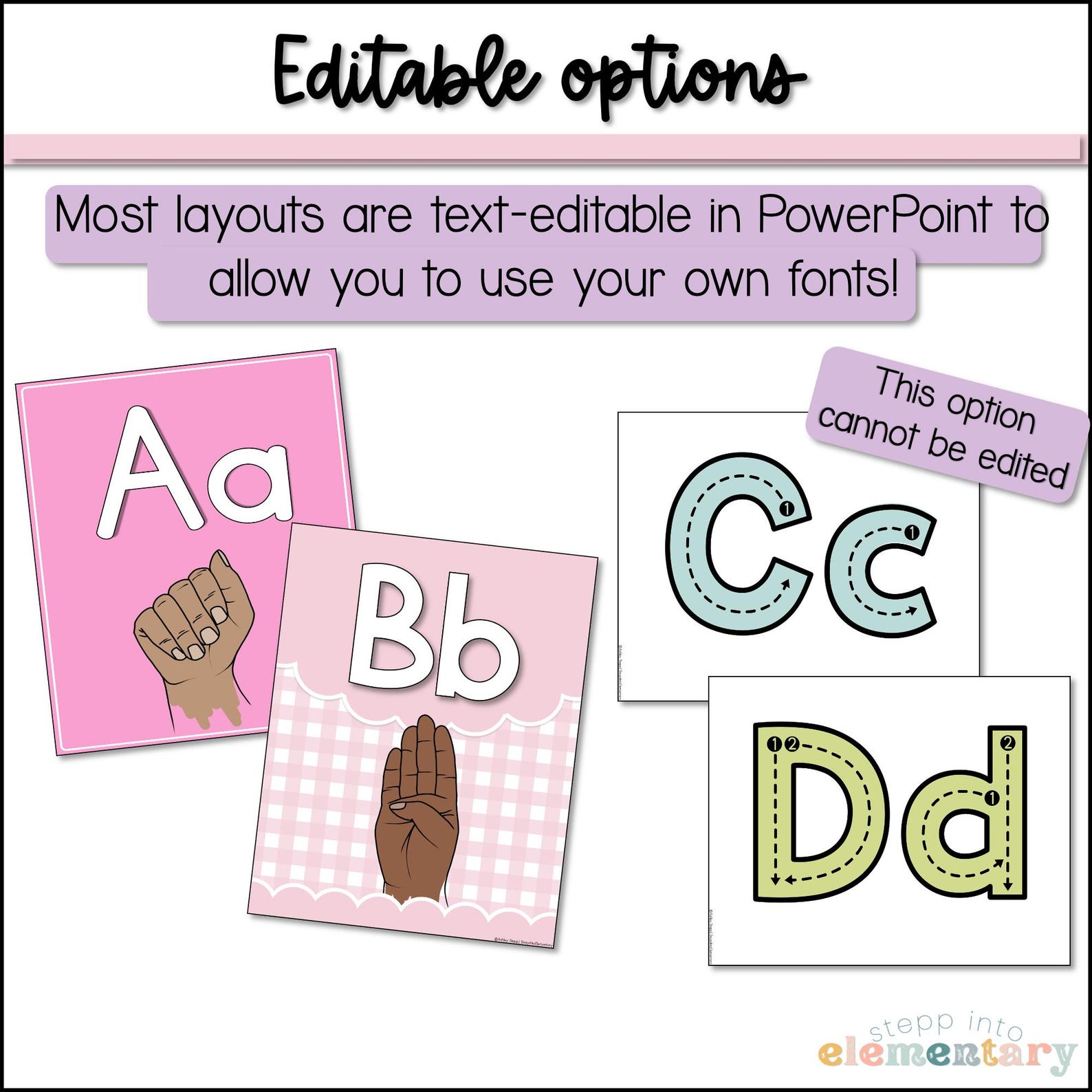 Wildflower Dreams Alphabet Posters | Print + Cursive Alphabet ...