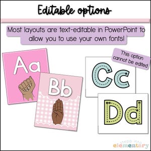 Wildflower Dreams Alphabet Posters | Print + Cursive Alphabet ...