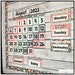 Modern School Calendar Kit | Classroom Decor (digital Download) - Etsy