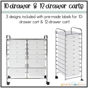 Dreamy Pastels Rolling Cart Labels | Teacher Cart | Classroom ...