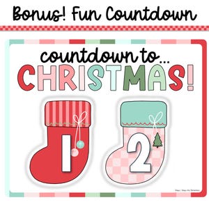 Christmas Bulletin Board Kit | Cutesy Christmas Decor | Bulletin Board ...