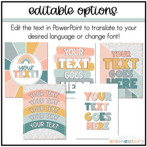 Dreamy Pastels Classroom Posters Set | Bulletin Board | Trendy + Pastel ...