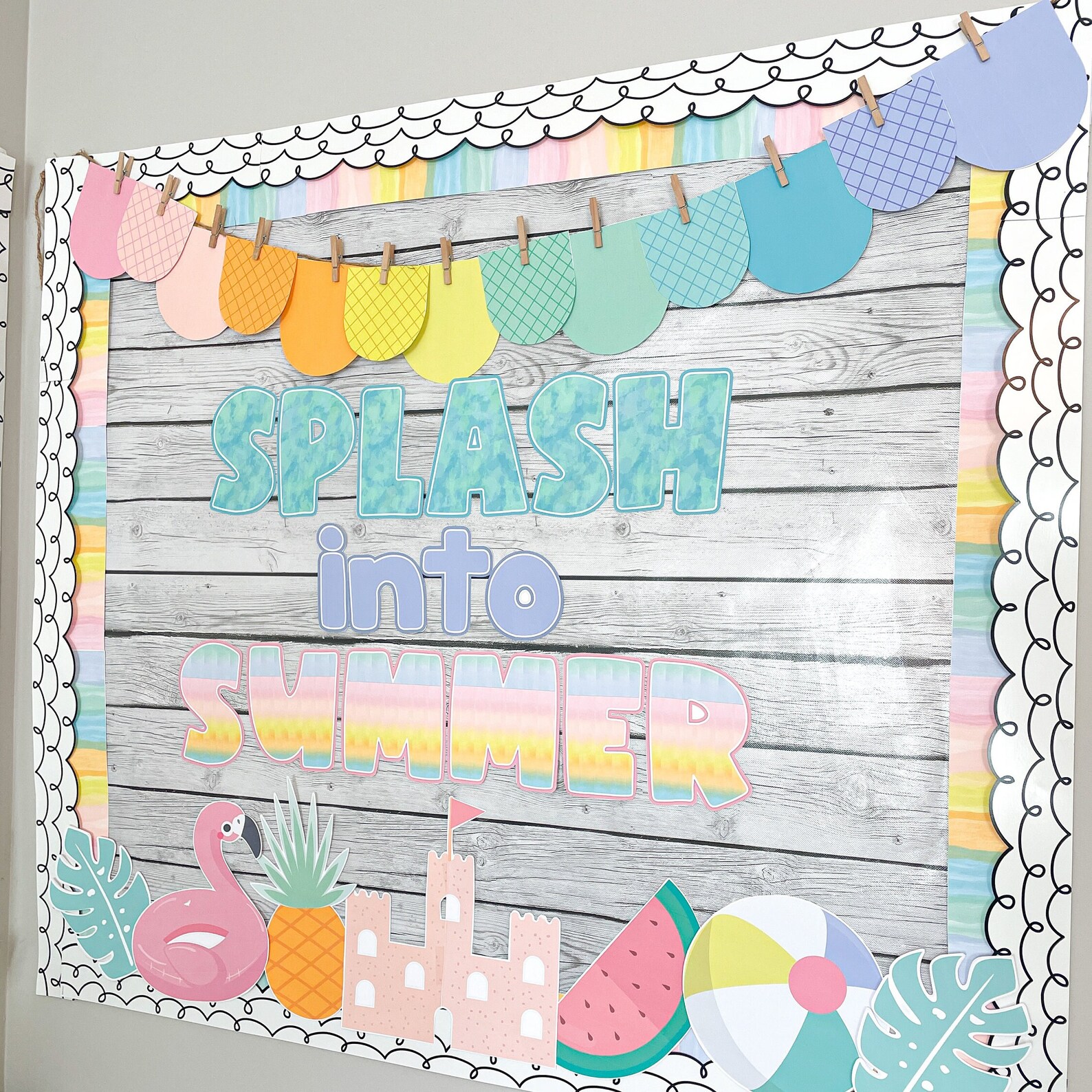 Summer Classroom Bulletin Board Kit | End of Year Decor (digital ...