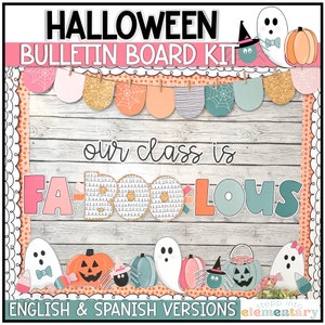 Halloween Bulletin Board Kit | October Edition | Halloween Decor ...