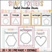 Pastel Doodles Shape Posters | 2D 3D Math Decor (digital Download) - Etsy