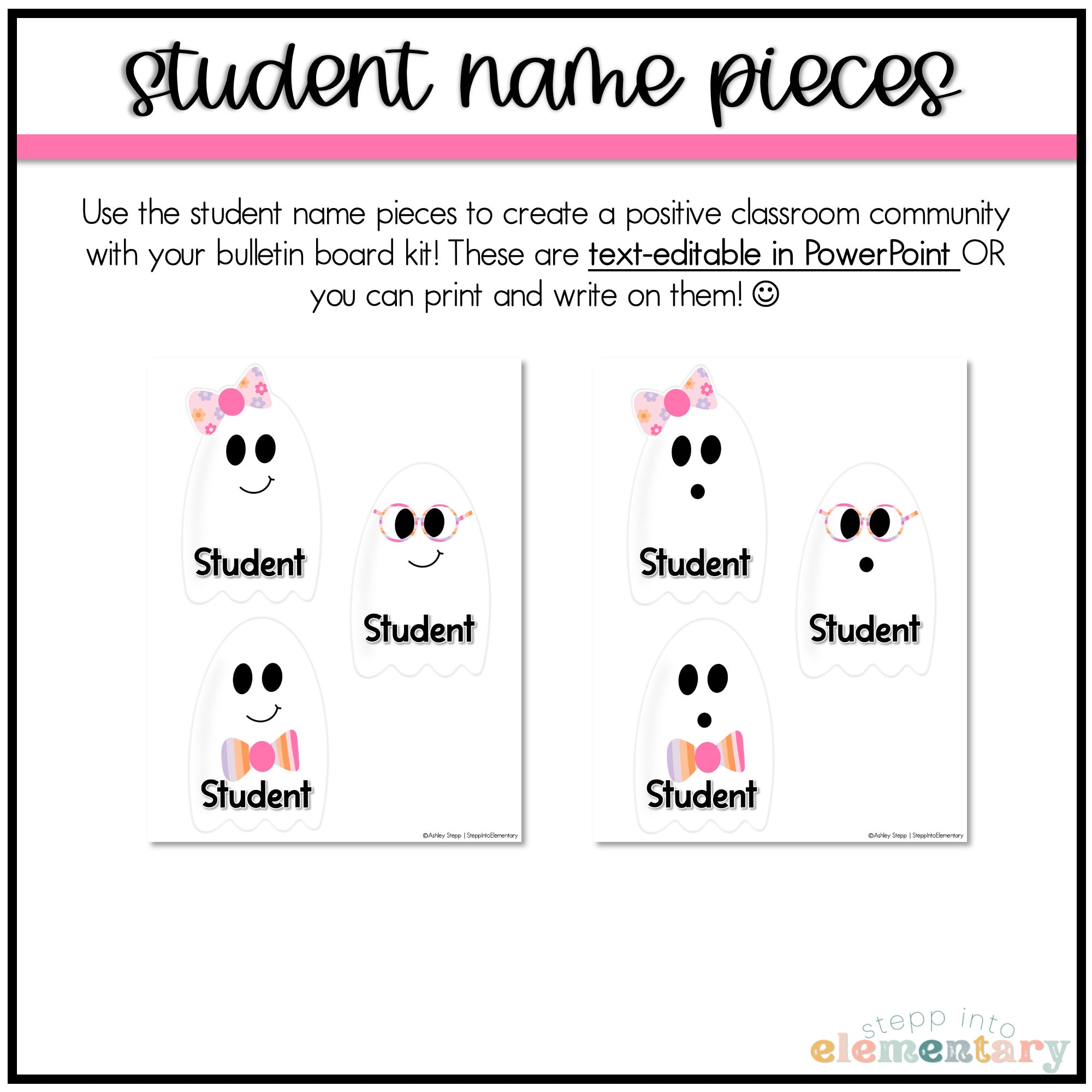 Spooky Halloween Classroom Bulletin Board Kit | English & Spanish ...