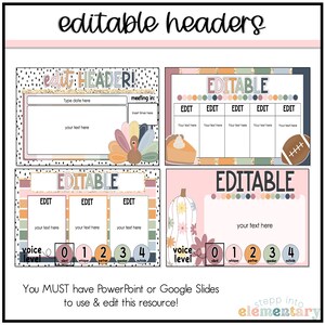 Thanksgiving Classroom Slides | 280+ Editable Templates (digital ...