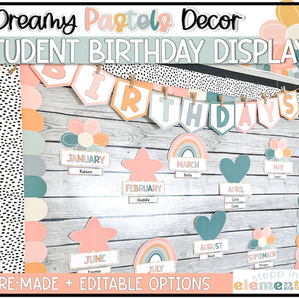 Smiley Face Birthday Bulletin Board - Etsy