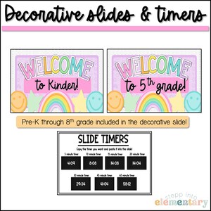 Bright Doodles Classroom Slides | Teacher Organization (google Slides ...