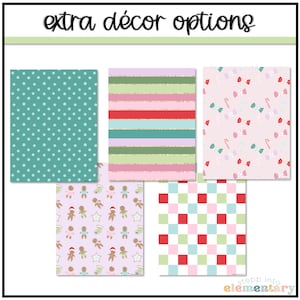 Christmas Classroom Posters Set | Trendy Christmas Decorations ...