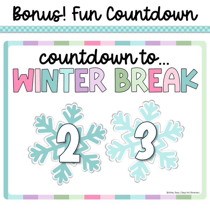 Winter Bulletin Board Kit | Cutesy Winter Decor | Bulletin Board Kit ...