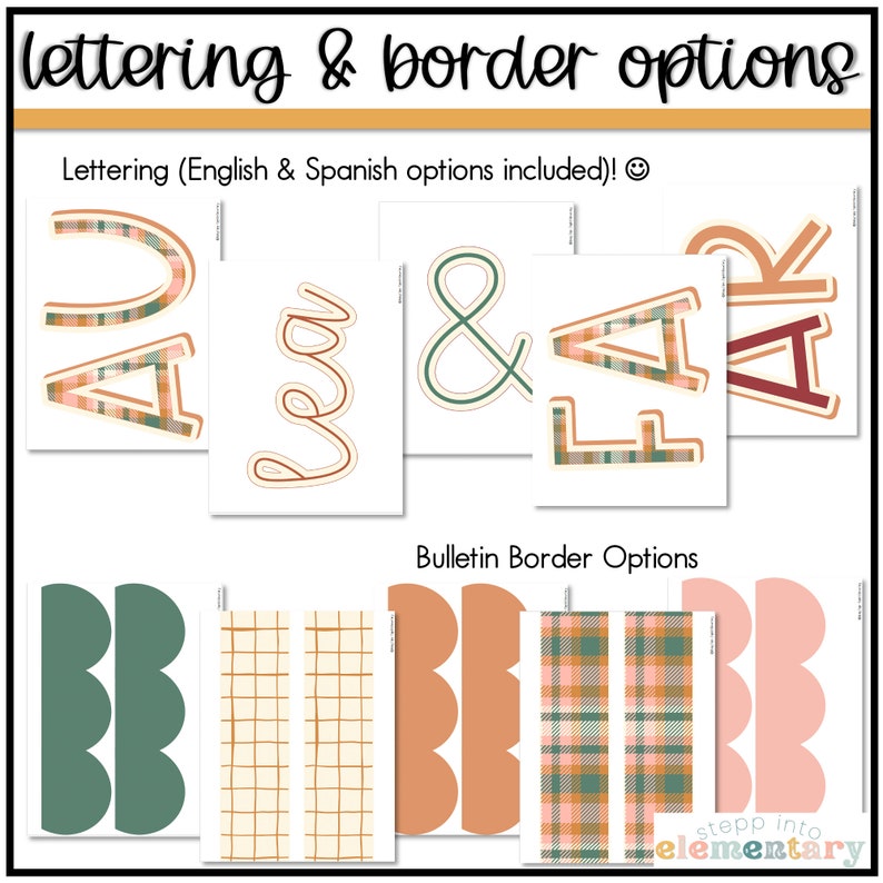 Fall Bulletin Board Kit | Autumn Classroom Decor (digital PDF) - Etsy