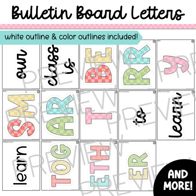 Strawberry Spring Bulletin Board Kit | Cutesy Classroom Decor (digital ...