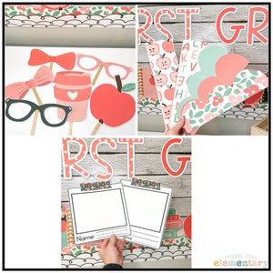 Back to School Bulletin Board Kit | Modern School Style | School Themed ...