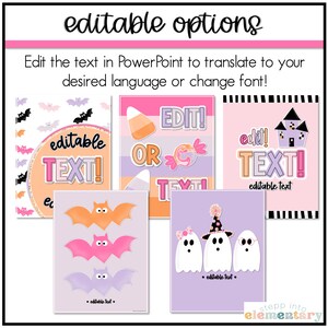 Halloween Classroom Posters Set | Trendy Halloween Decorations ...
