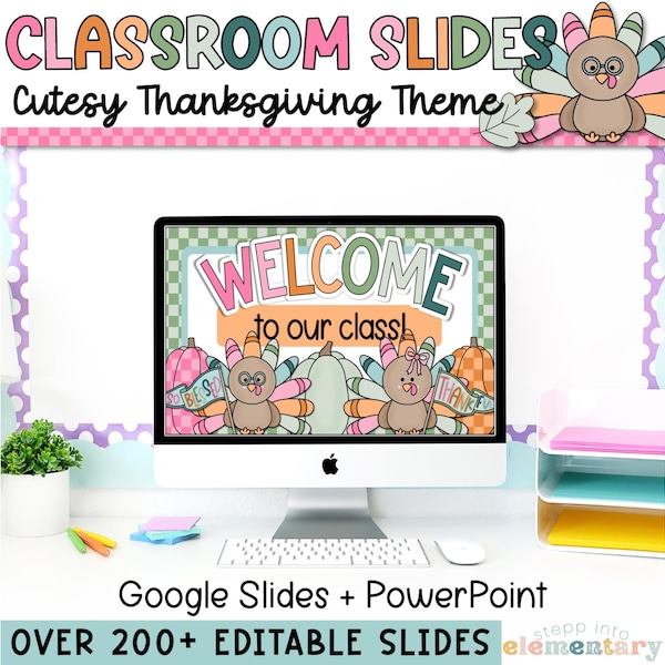 Class Slides Thanksgiving - Etsy