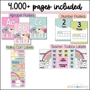 Wildflower Dreams Classroom Decor | Trendy + Modern Classroom Decor ...